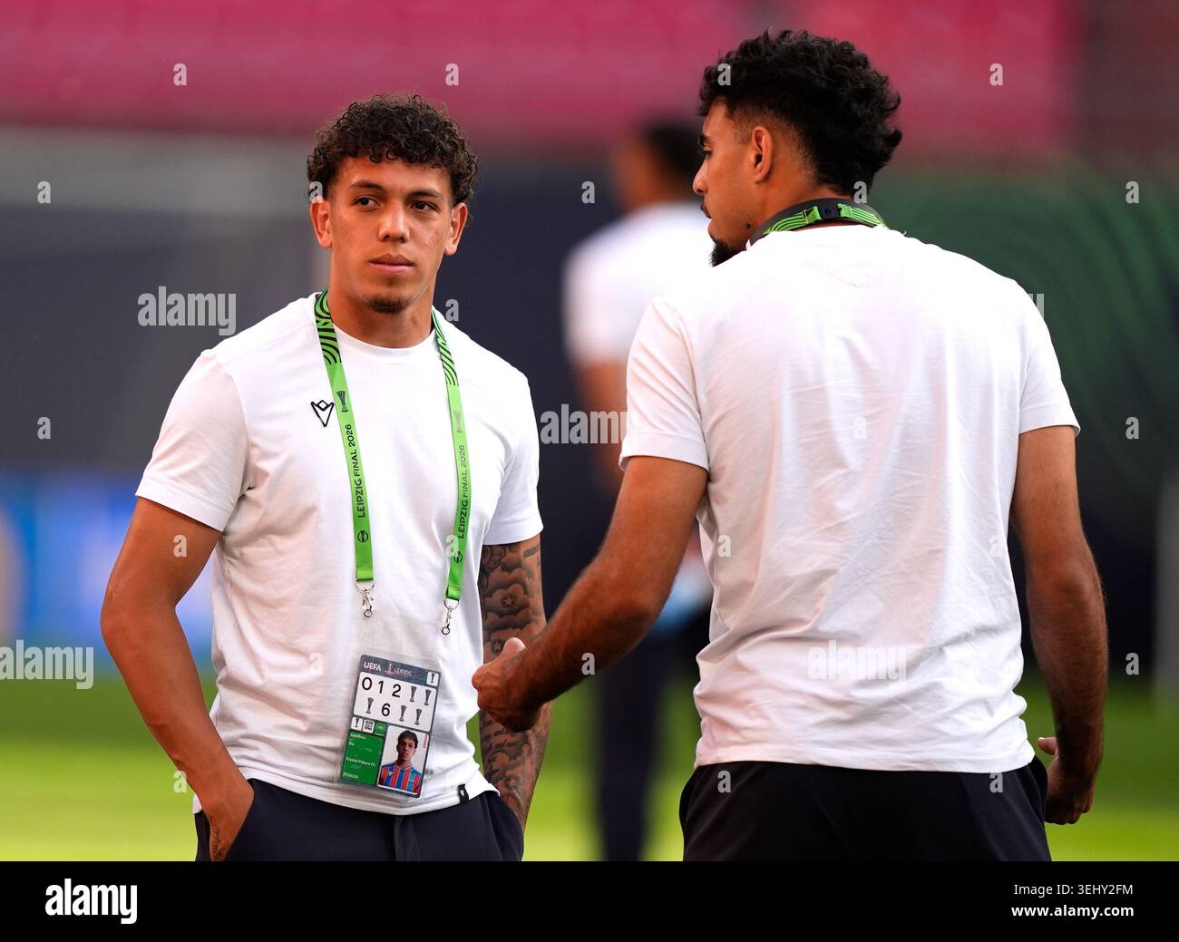 Crystal Palace's Rio Cardines (left) and team-mate at the Red Bull ...