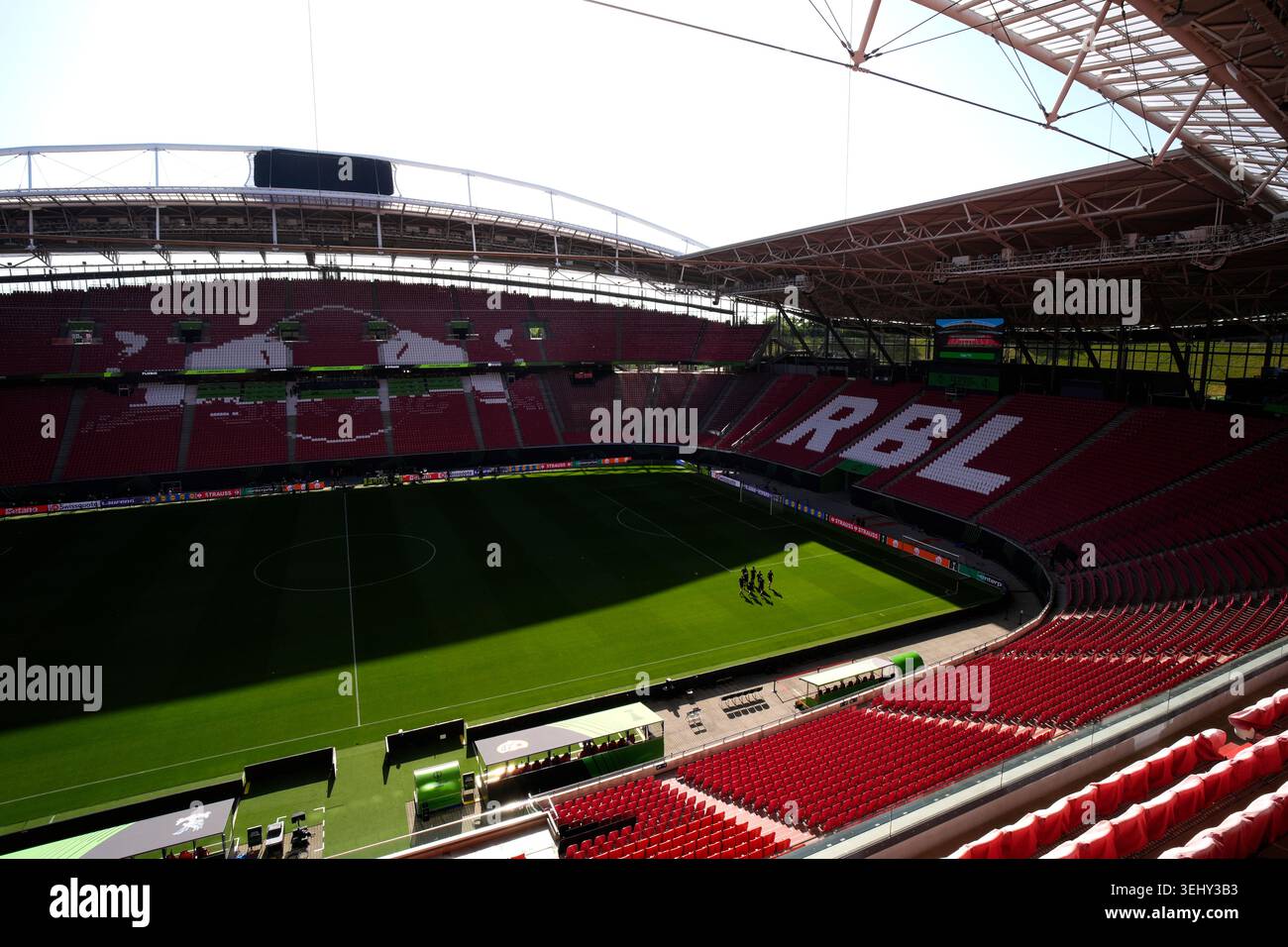 A general view from inside the Red Bull Arena, Leipzig, ahead of ...