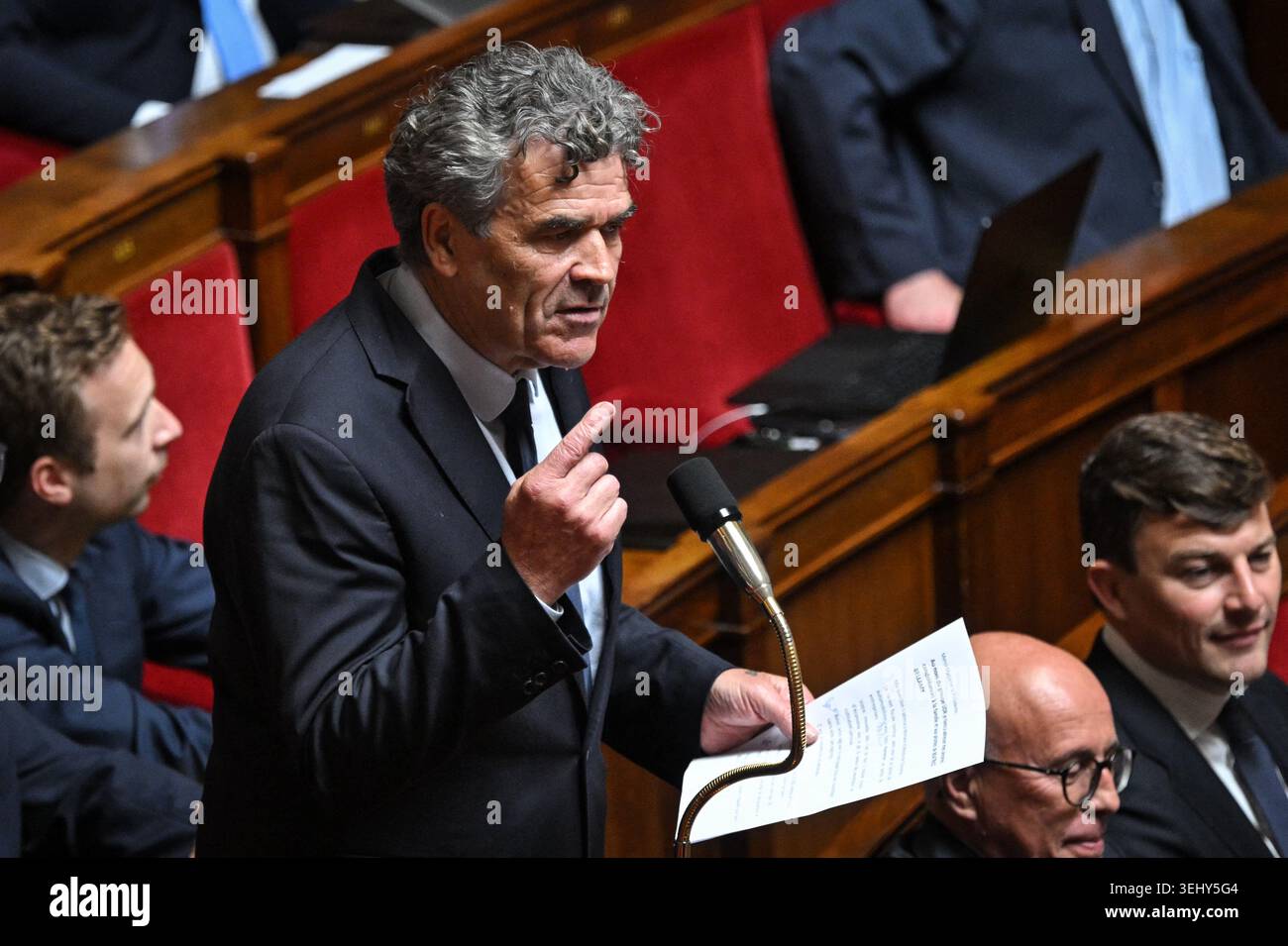 French MP for the "Union des droites pour la Republique" group Eric ...