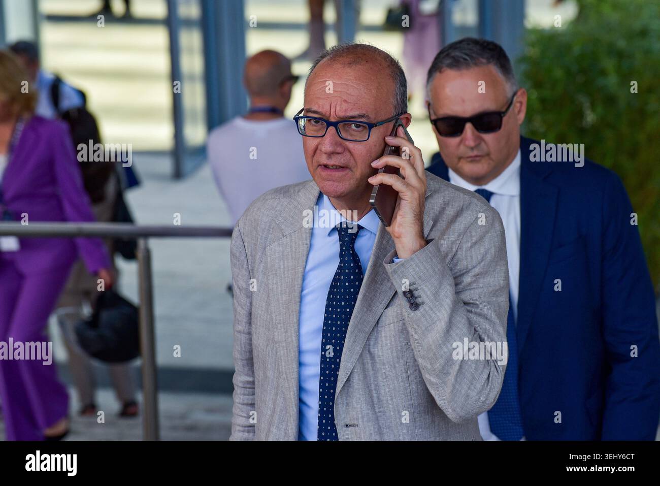 Minister of Education and Merit Giuseppe Valditara attends the ...