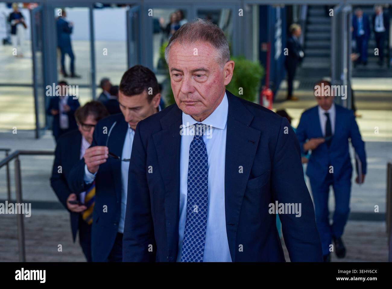 Minister of Enterprises and Made in Italy Adolfo Urso attends the ...