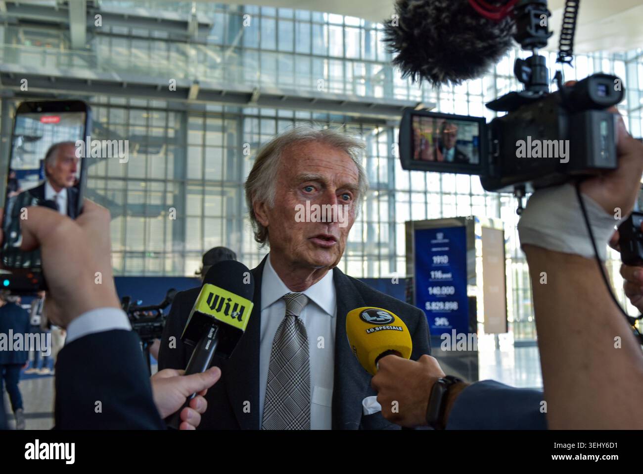 Entrepreneur Luca Cordero di Montezemolo attends the Confindustria ...
