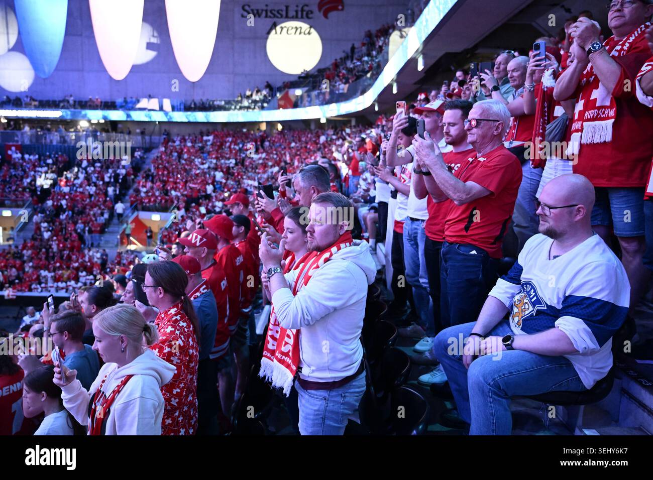LKS 20260526 Swiss and Finnish fans ahead the 2026 IIHF Ice Hockey ...
