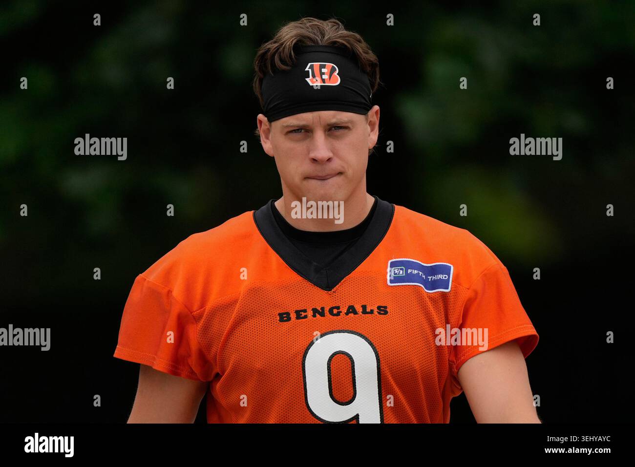 Cincinnati Bengals quarterback Joe Burrow arrives for the NFL football ...