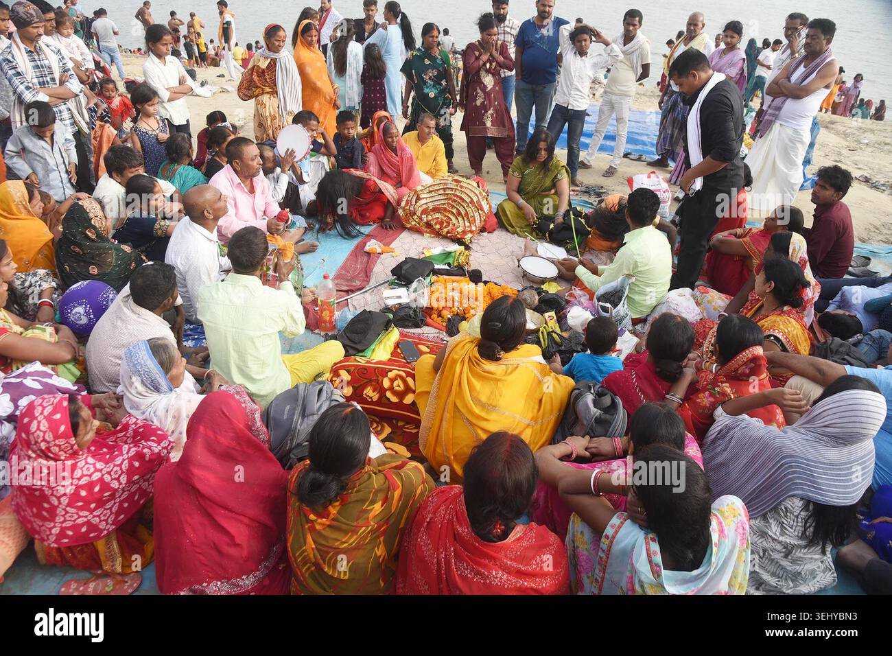 PATNA, INDIA - MAY 26: Devotees gather during 'Black Magic' rituals at ...