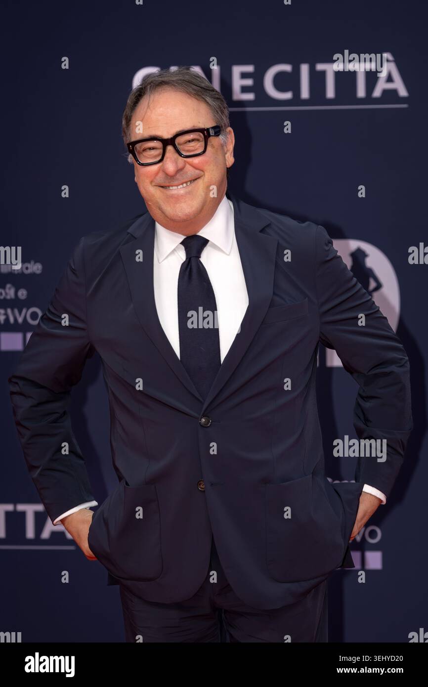 5/6/2026 A guest attends the red carpet at the 71st David di Donatello ...