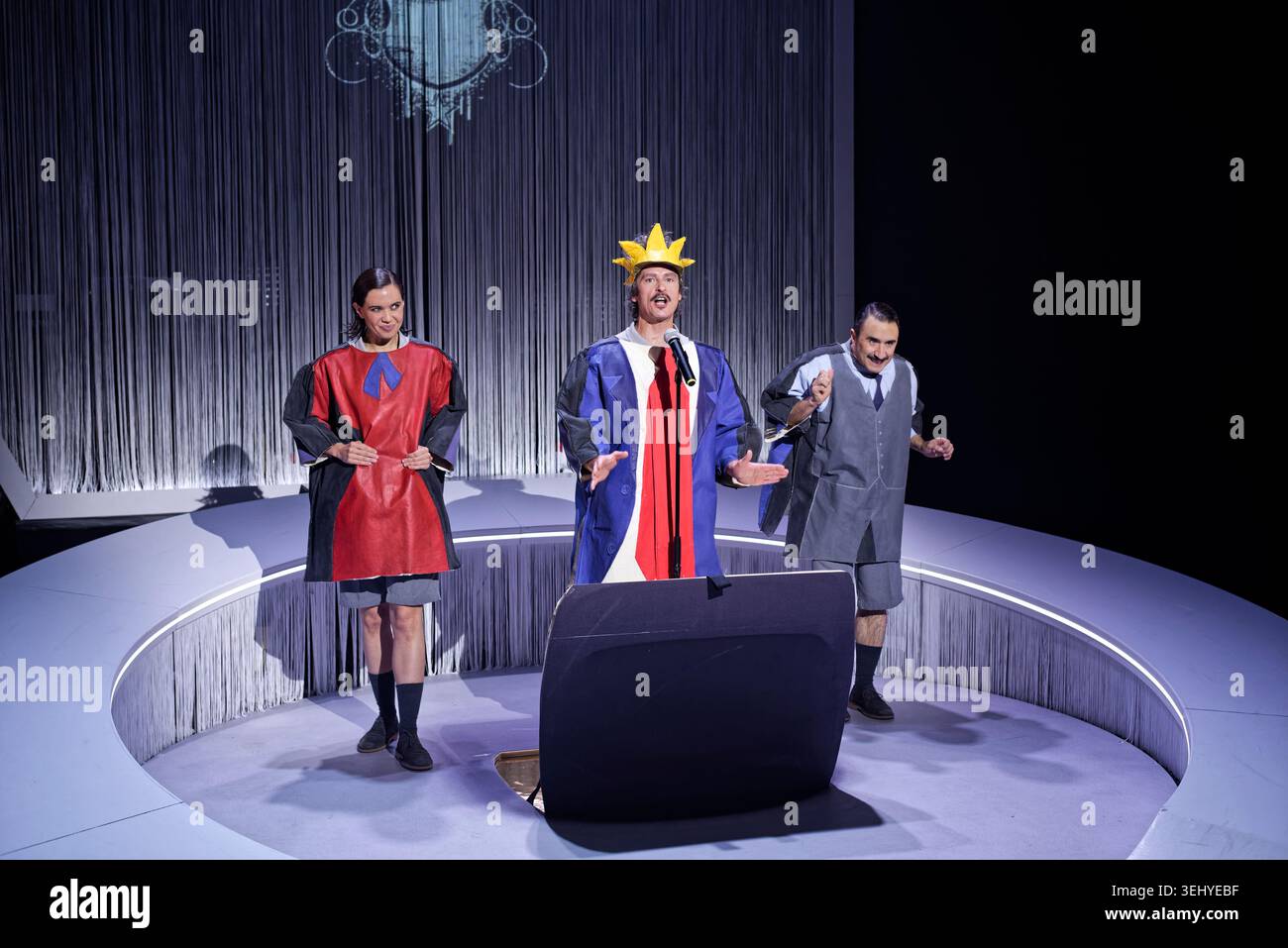 Nave 10 Matadero, Madrid, Spain. 26th May, 2026. Premiere of Ubu. Maria ...