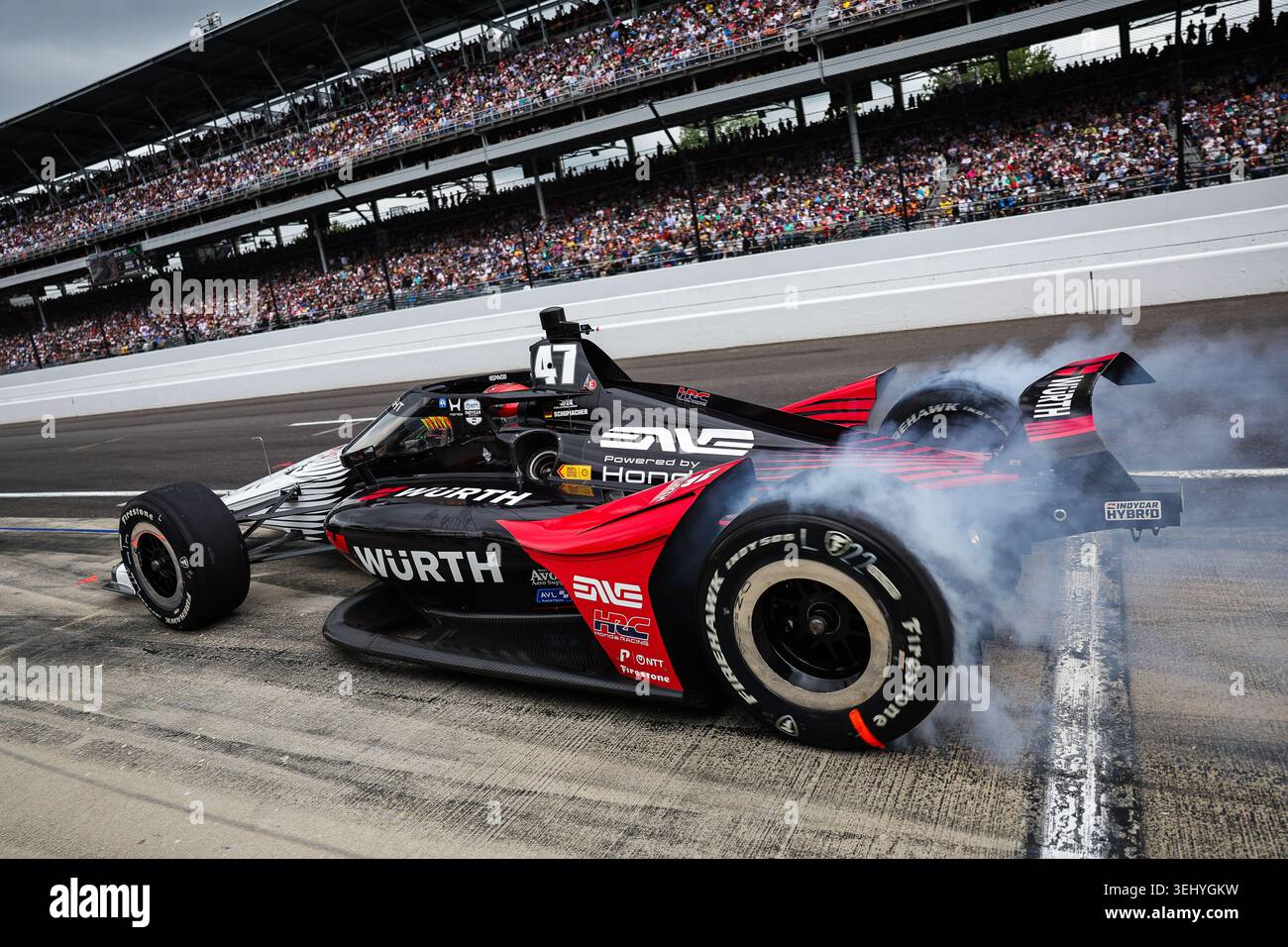 47 Mick Schumacher (GER), Rahal Letterman Lanigan Racing at pit stop ...