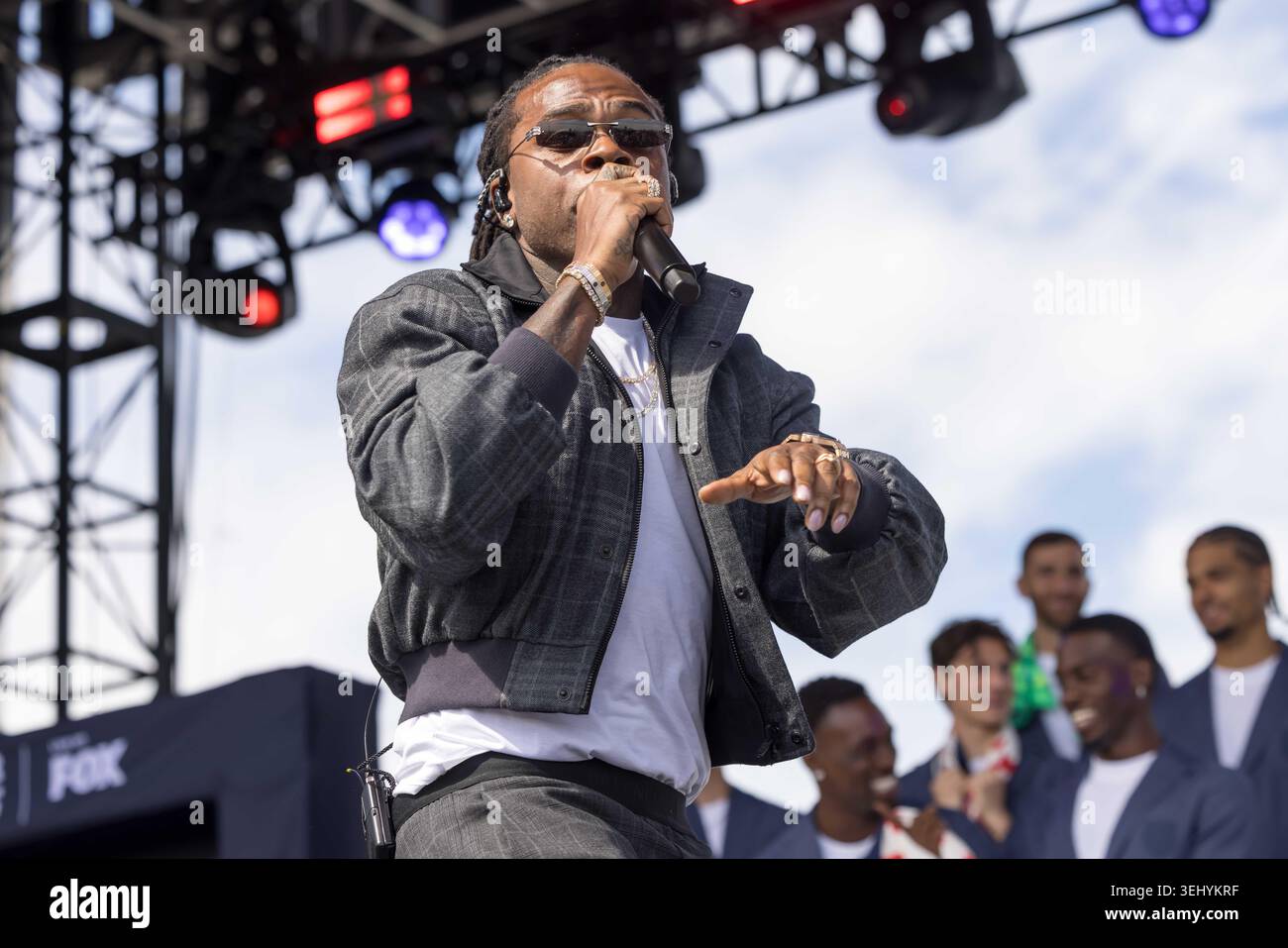 Gunna performs during the United States World Cup roster reveal on May ...