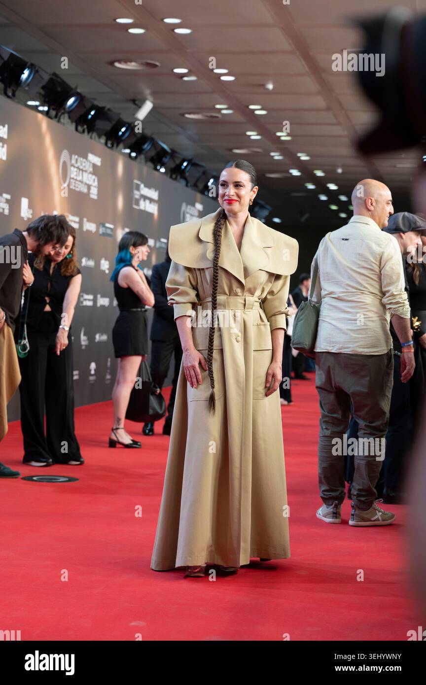 Blanca Paloma attends the Spanish Music Academy Awards 2026 photocall ...