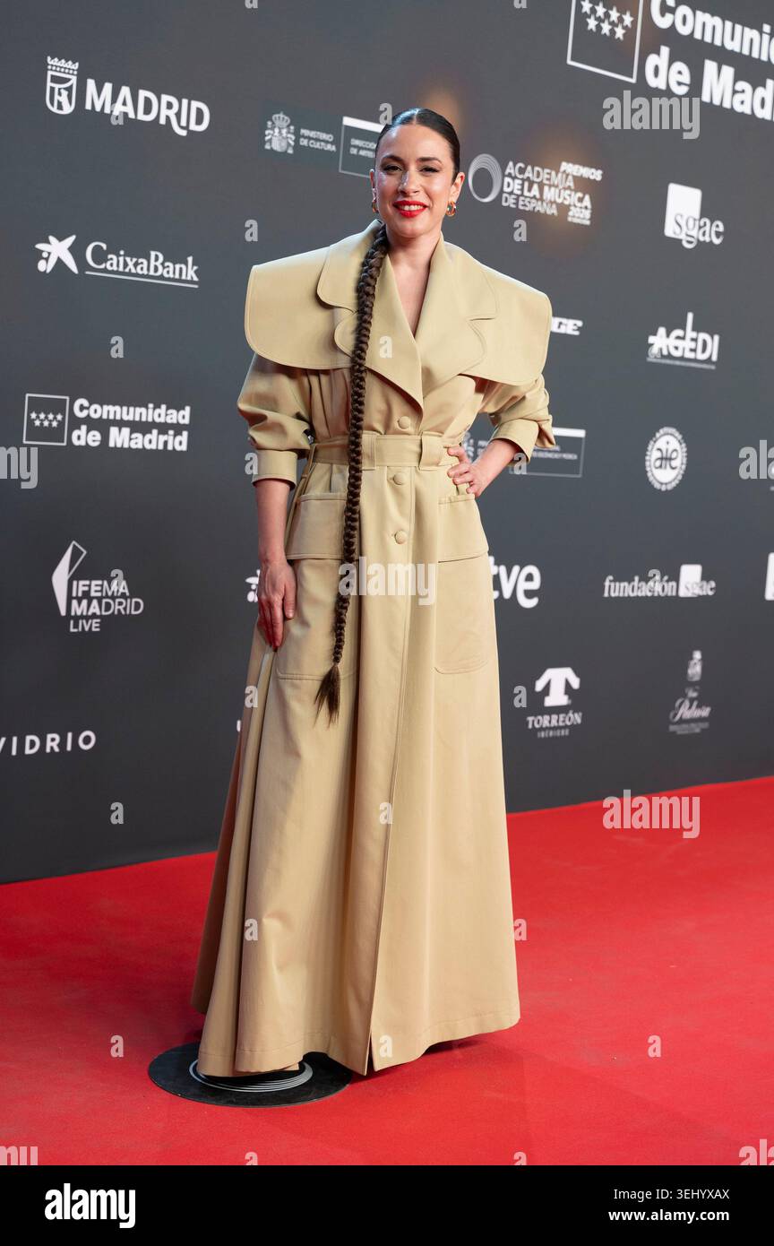 Blanca Paloma attends the Spanish Music Academy Awards 2026 photocall ...