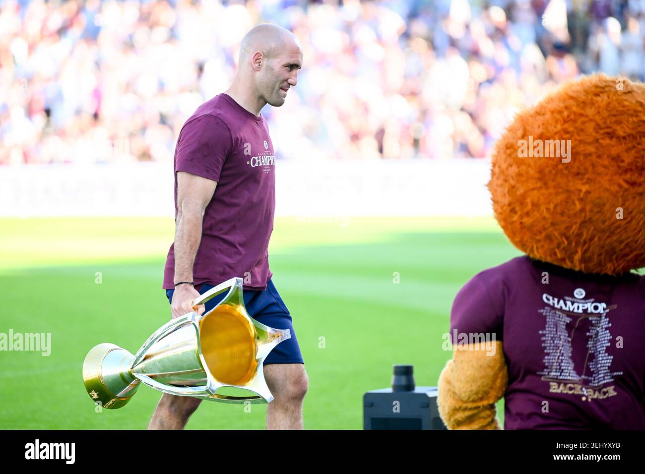 Maxime Lucu of UBB during the team's Union Bordeaux Begles return on ...