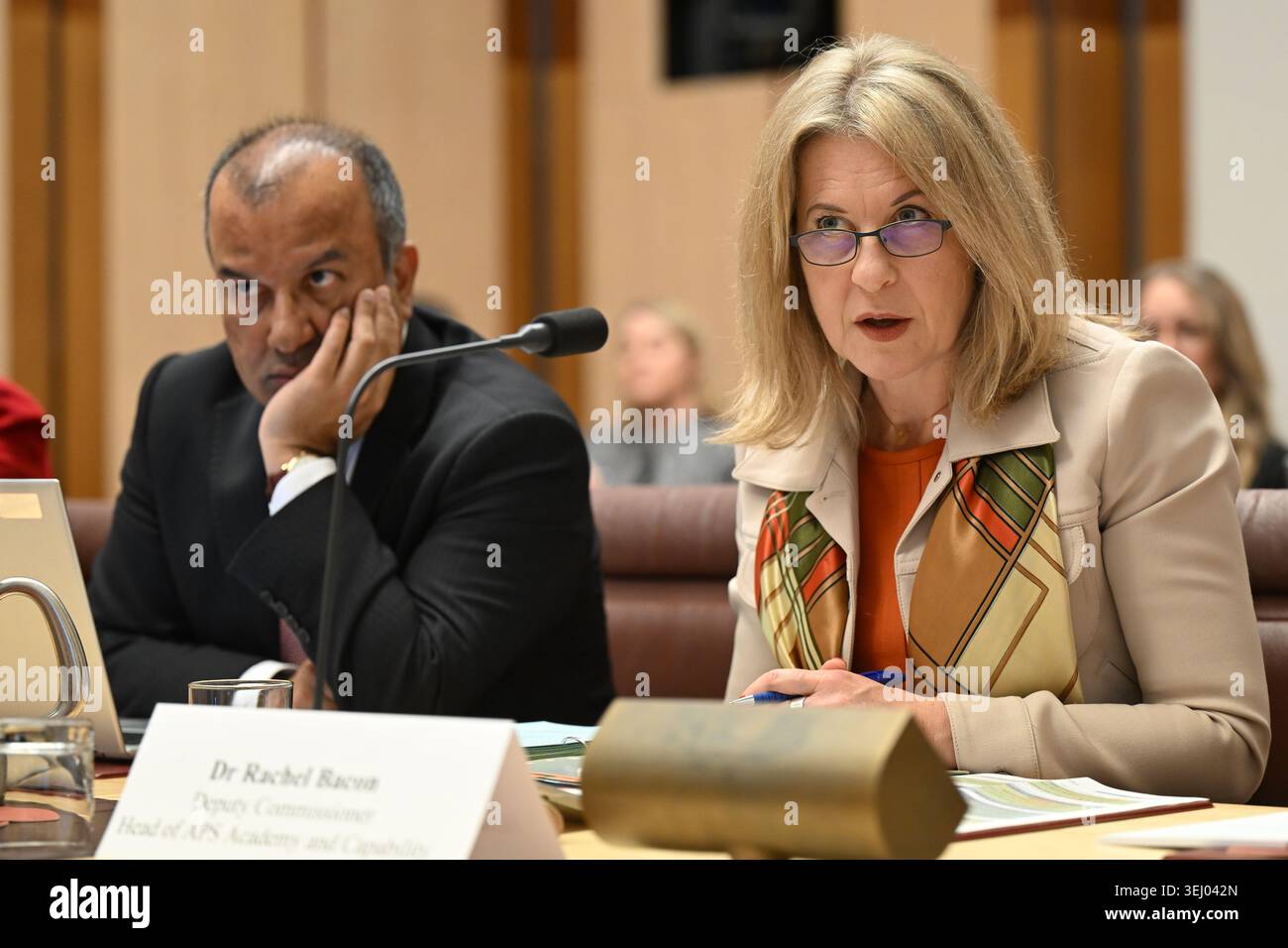 Deputy Public Service Commissioner Rachel Bacon speaks during Senate ...