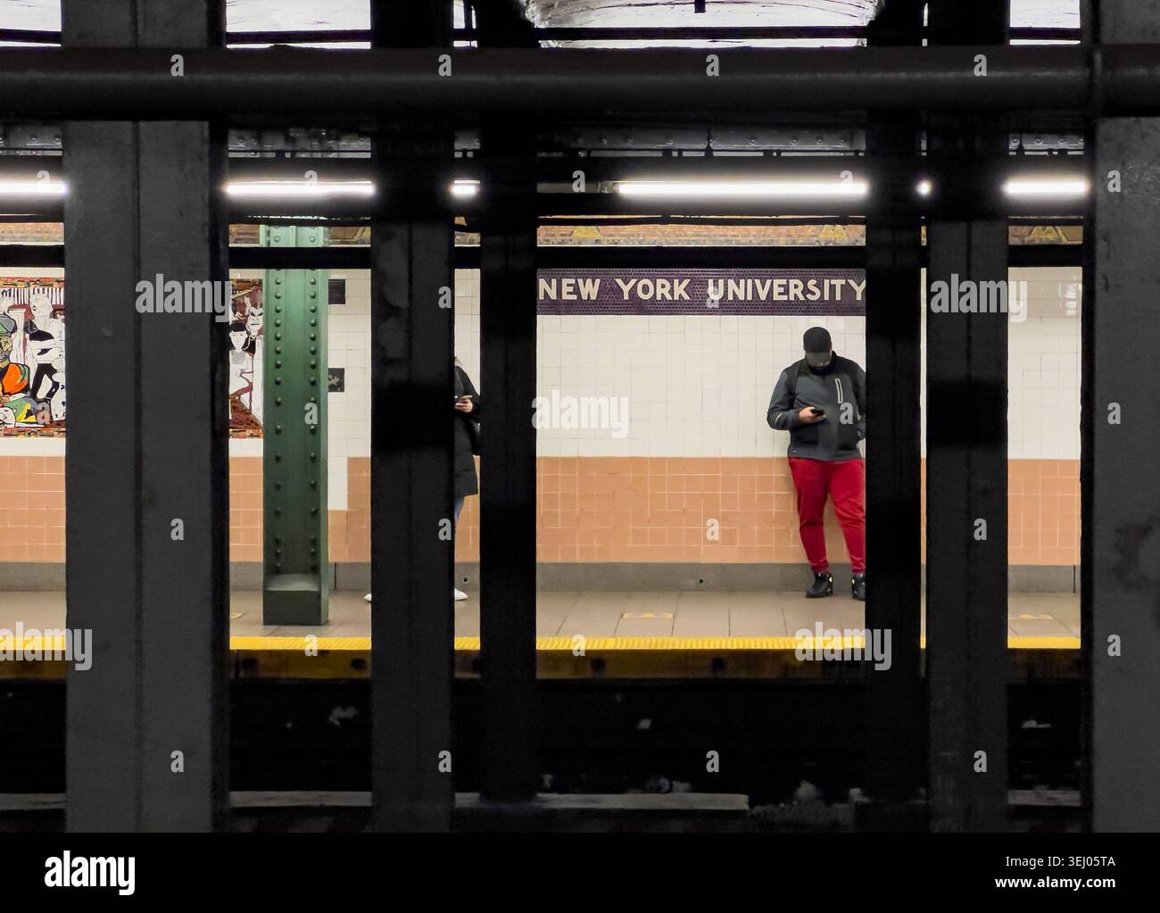 New York, USA - 14 May 2026: View of the New York University subway ...