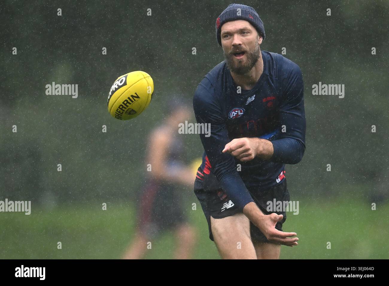 Max Gawn of the Demons during an AFL training session at Gosch's ...