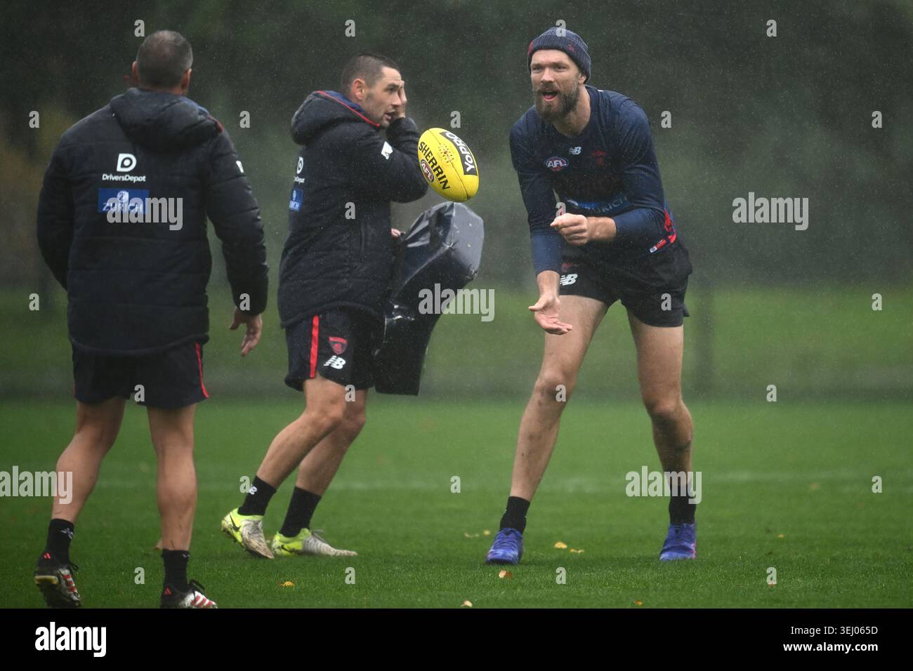 Max Gawn of the Demons during an AFL training session at Gosch's ...