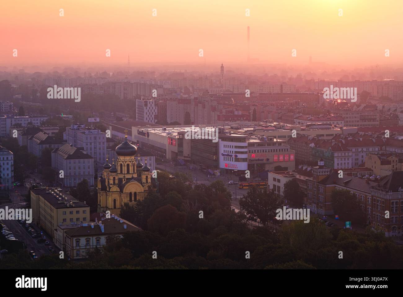 Warsaw, Poland - 05 September 2025: Aerial view of Metropolitan ...