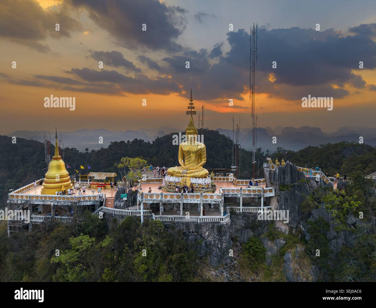 Krabi Noi, Thailand - 22 March 2026: Aerial view of the Viewpoint at ...