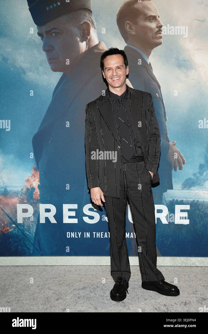 Andrew Scott at arrivals for PRESSURE Premiere, AMC Lincoln Square 13 ...