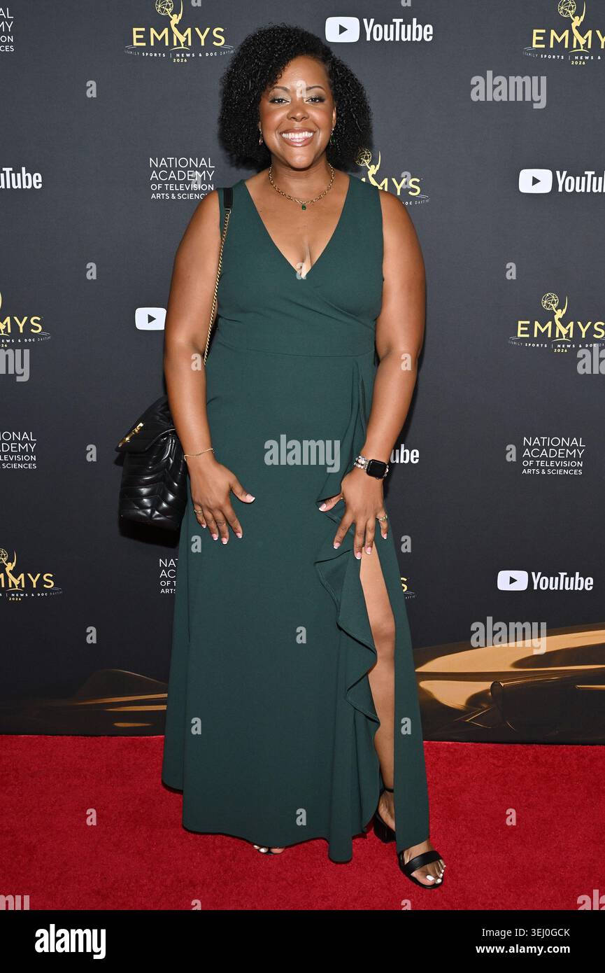 Aisha Chaney attends the 47th Annual Sports Emmy Awards at Jazz at ...