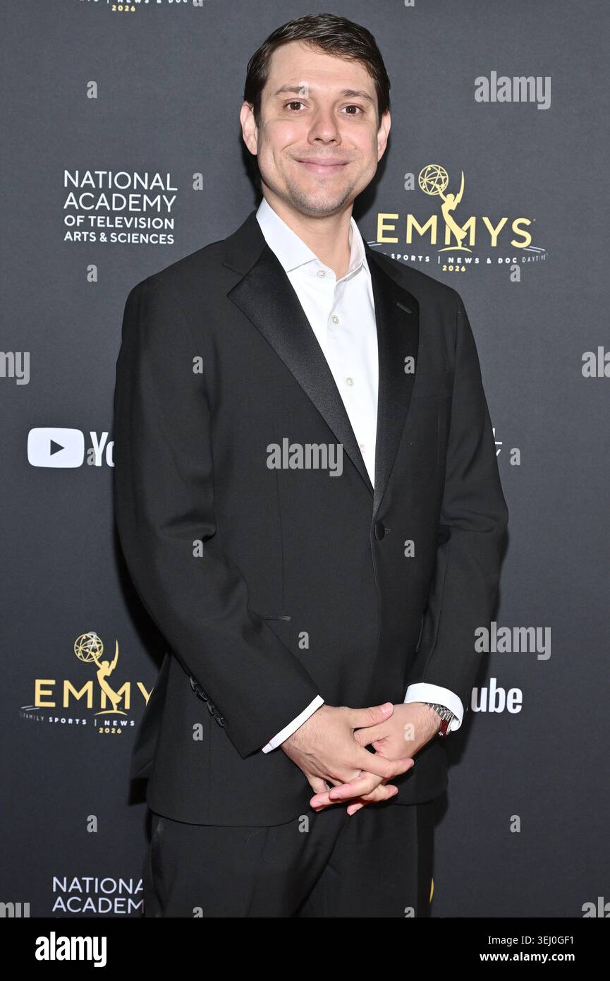 Jeremy Castro attends the 47th Annual Sports Emmy Awards at Jazz at ...