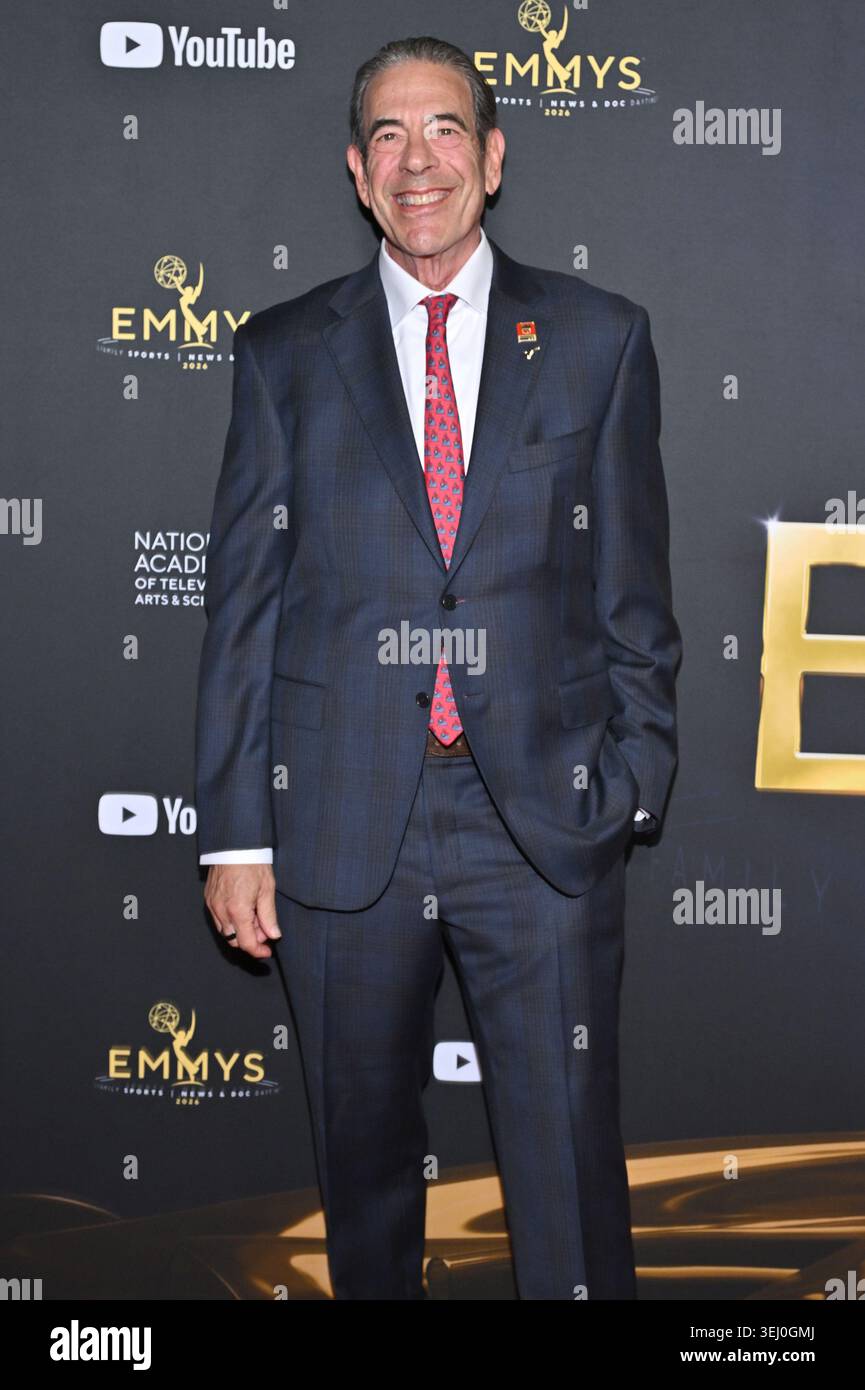 Steve Bornstein attends the 47th Annual Sports Emmy Awards at Jazz at ...