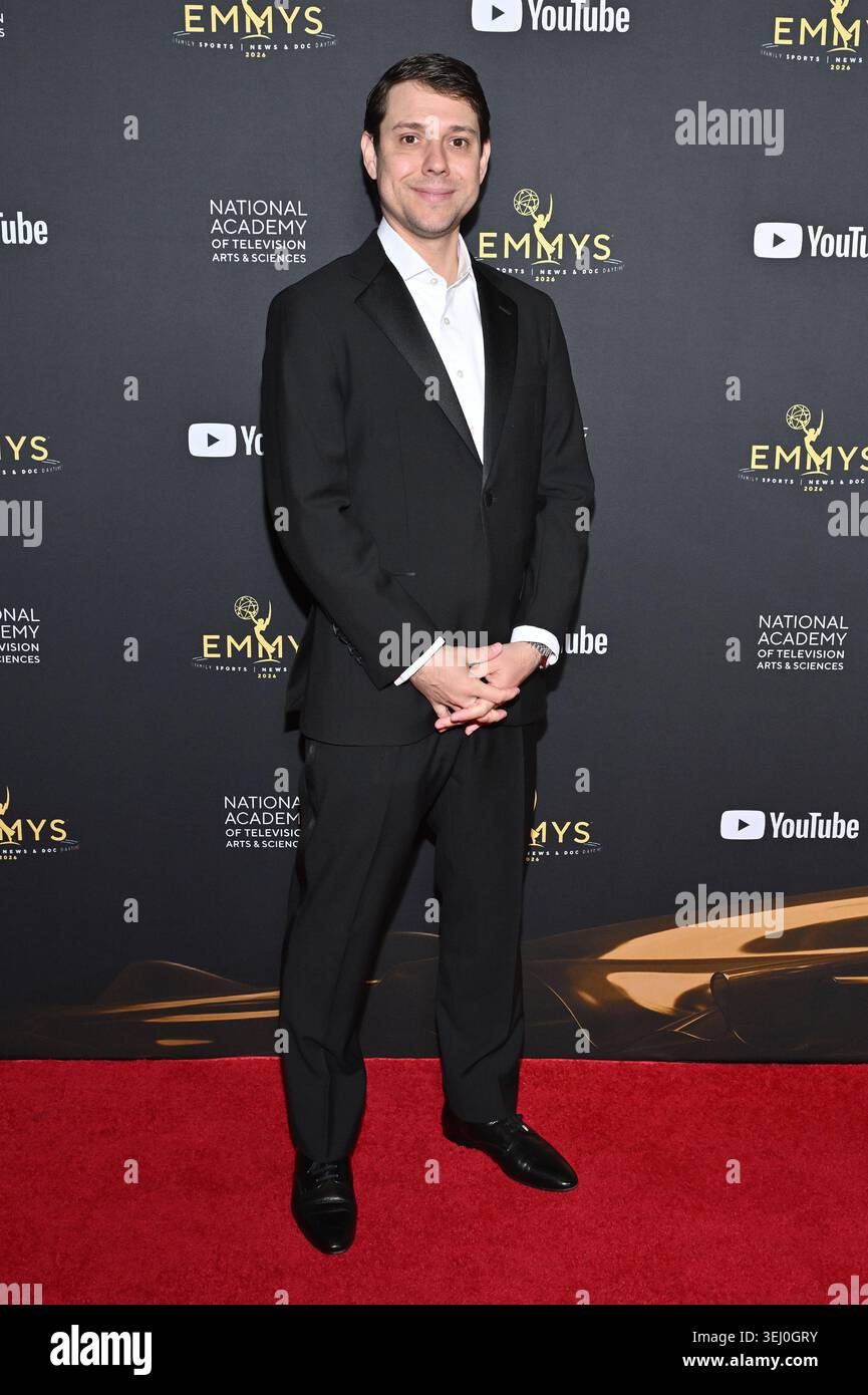 Jeremy Castro attends the 47th Annual Sports Emmy Awards at Jazz at ...