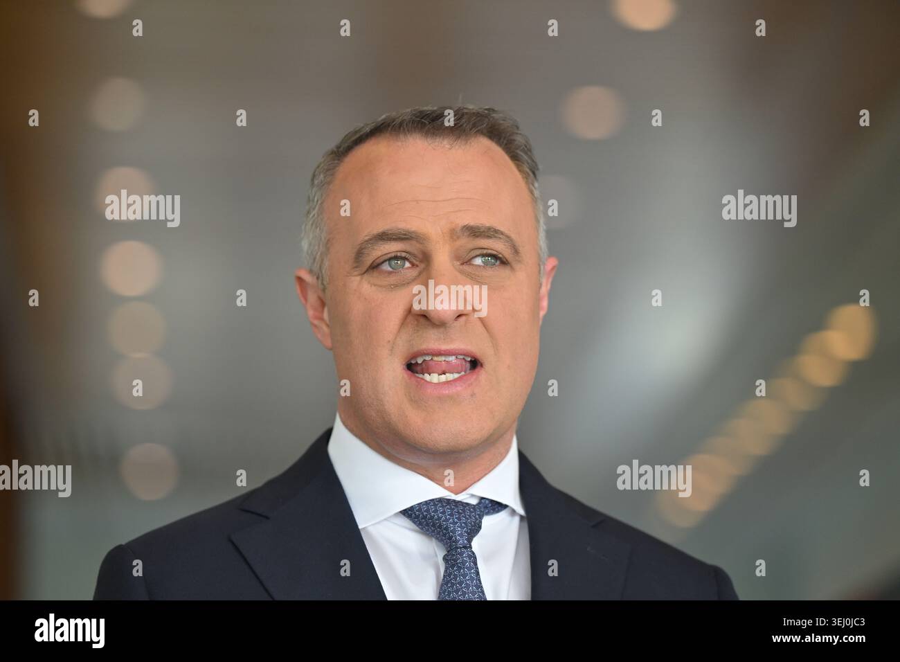 Shadow Treasurer Tim Wilson at a press conference at Parliament House ...