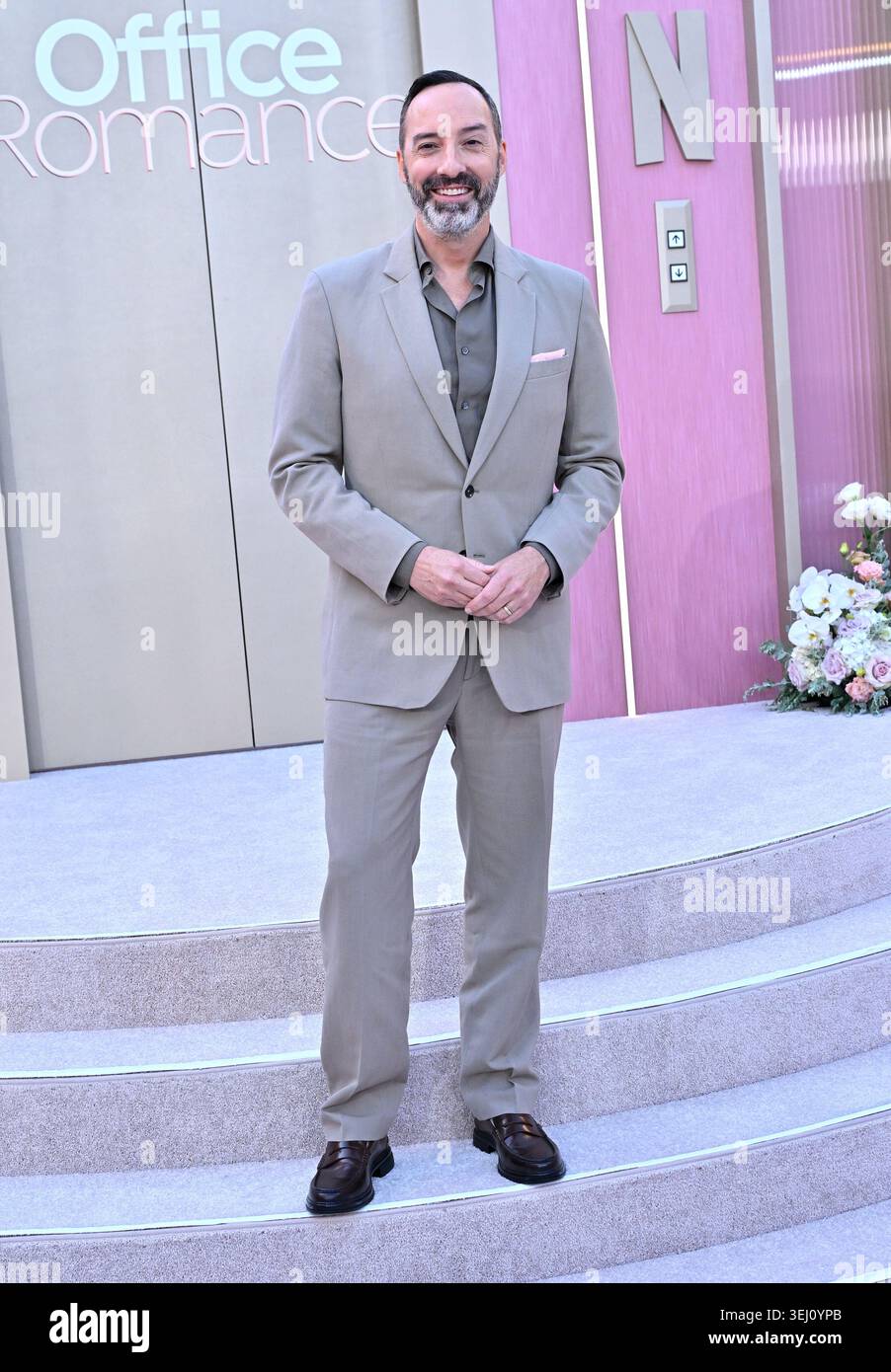 Tony Hale arriving to the Netflix’s “Office Romance” world premiere ...