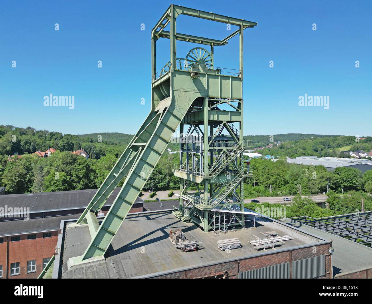 Drohnenaufnahmen des Grubengeländes in Landsweiler-Reden am Dienstag 26 ...