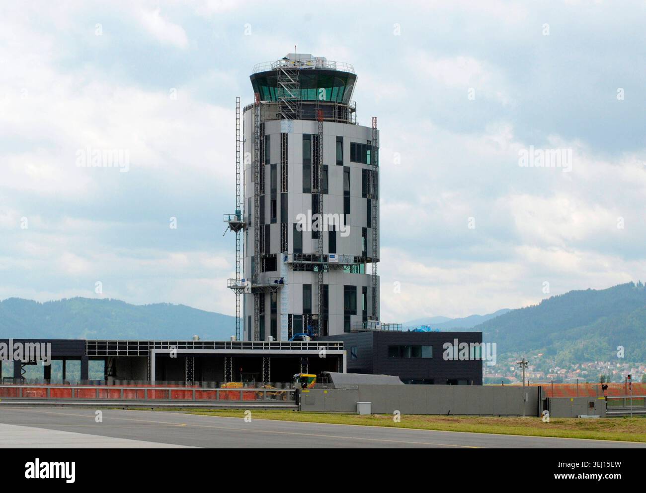 airport tower for flight safety in air traffic, mobility and ...