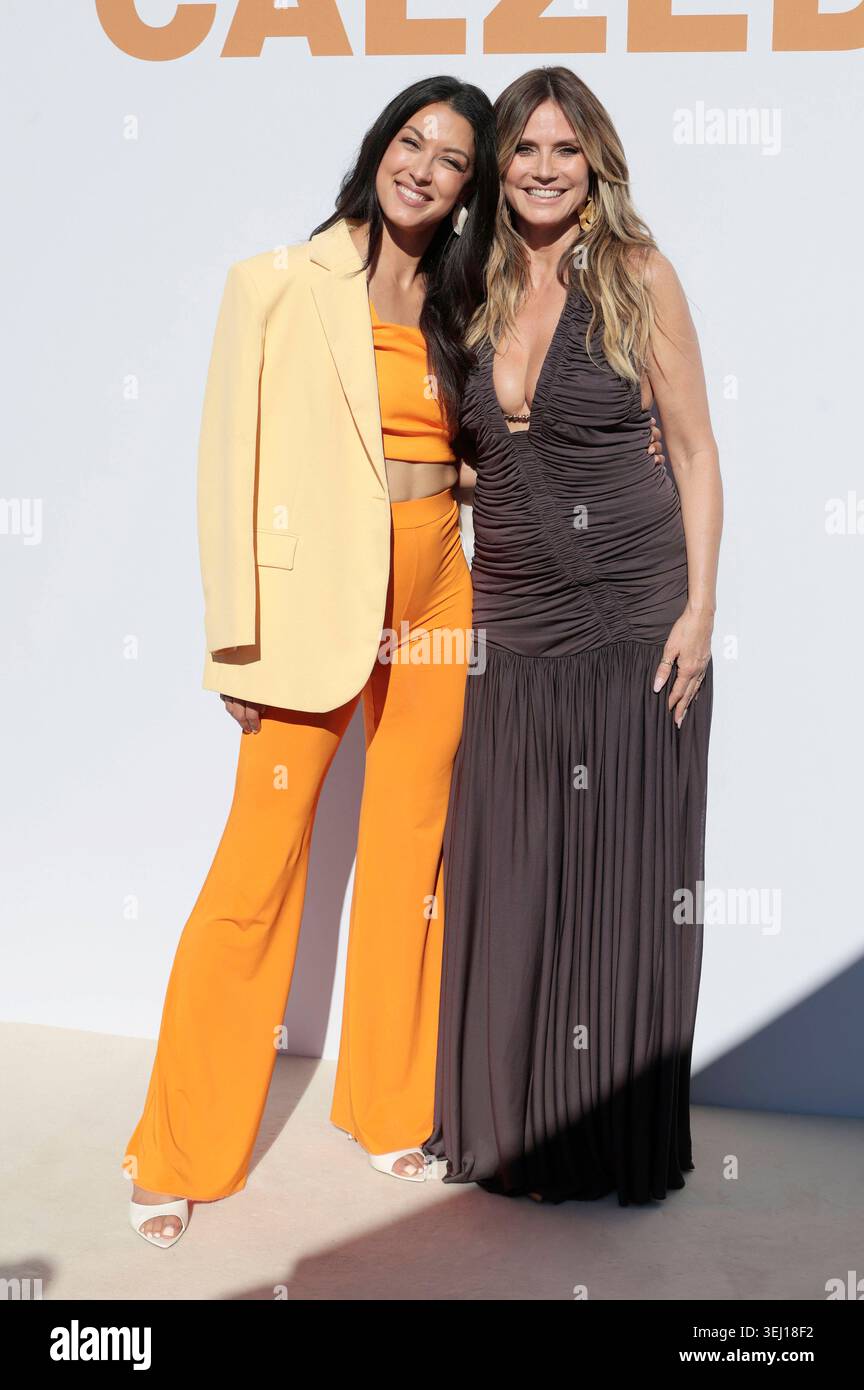 Rebecca Mir und Heidi Klum beim Calzedonia Summer Club im Beach Club ...