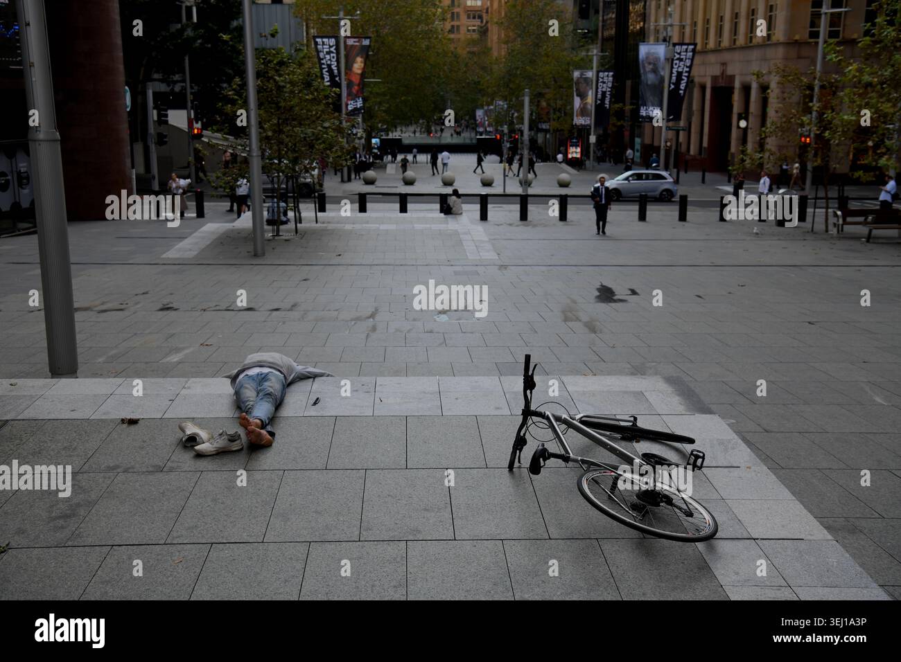 People are seen in the CBD, in Sydney, Wednesday, May 27, 2026. (AAP ...