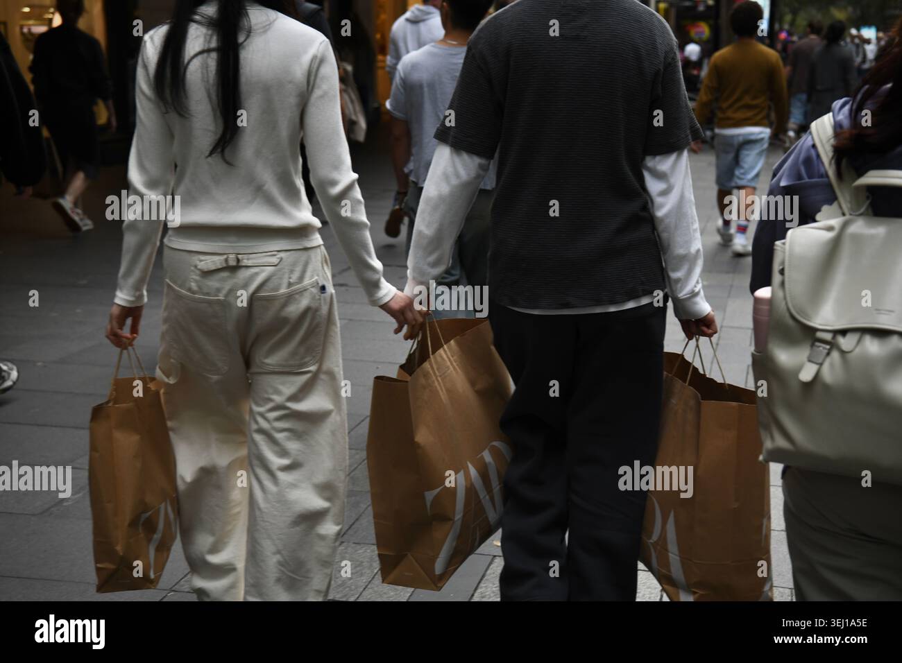 People are seen in the CBD, in Sydney, Wednesday, May 27, 2026. (AAP ...