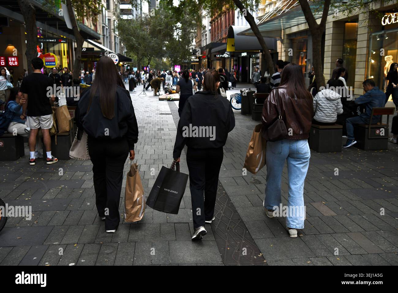 People are seen in the CBD, in Sydney, Wednesday, May 27, 2026. (AAP ...