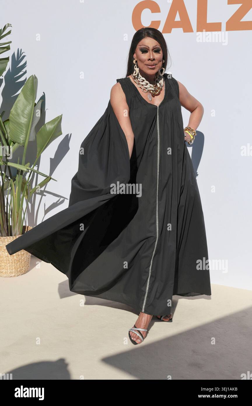 Catherrine Leclery at the Calzedonia Summer Club in the Beach Club ...