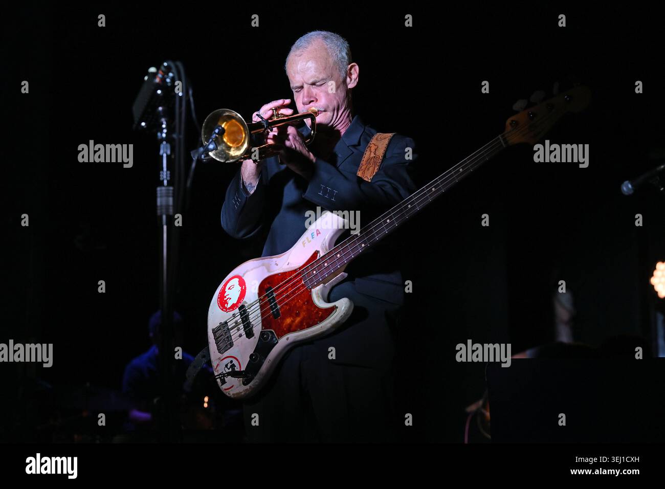 LONDON, ENGLAND - MAY 26: Flea of ‘Flea and the Honora Band’ performing ...