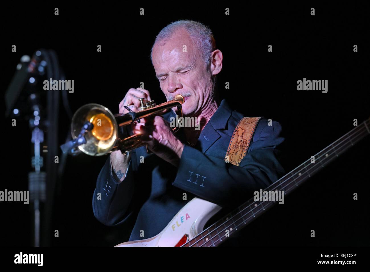 LONDON, ENGLAND - MAY 26: Flea of ‘Flea and the Honora Band’ performing ...