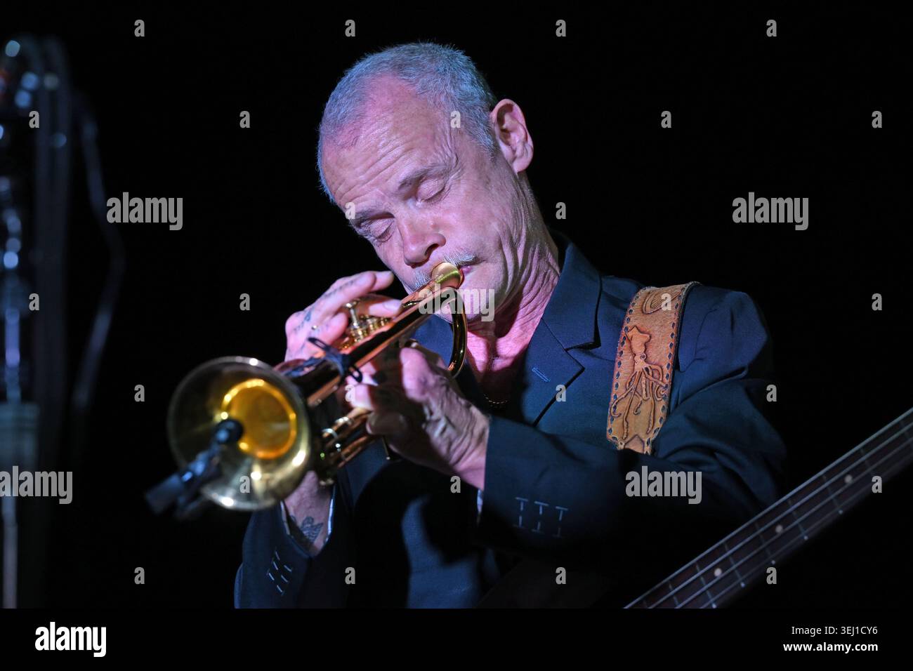 LONDON, ENGLAND - MAY 26: Flea of ‘Flea and the Honora Band’ performing ...