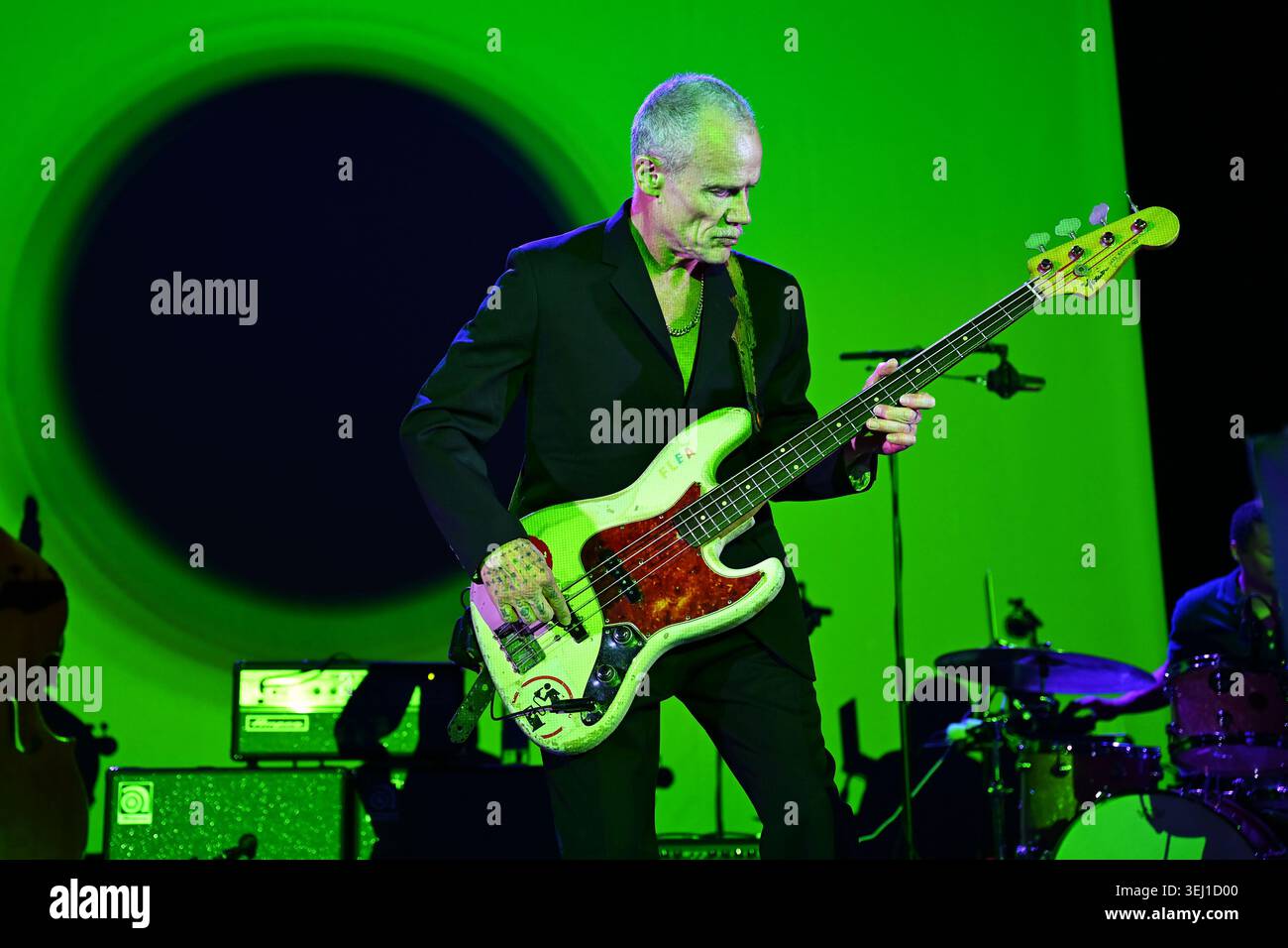 LONDON, ENGLAND - MAY 26: Flea of ‘Flea and the Honora Band’ performing ...