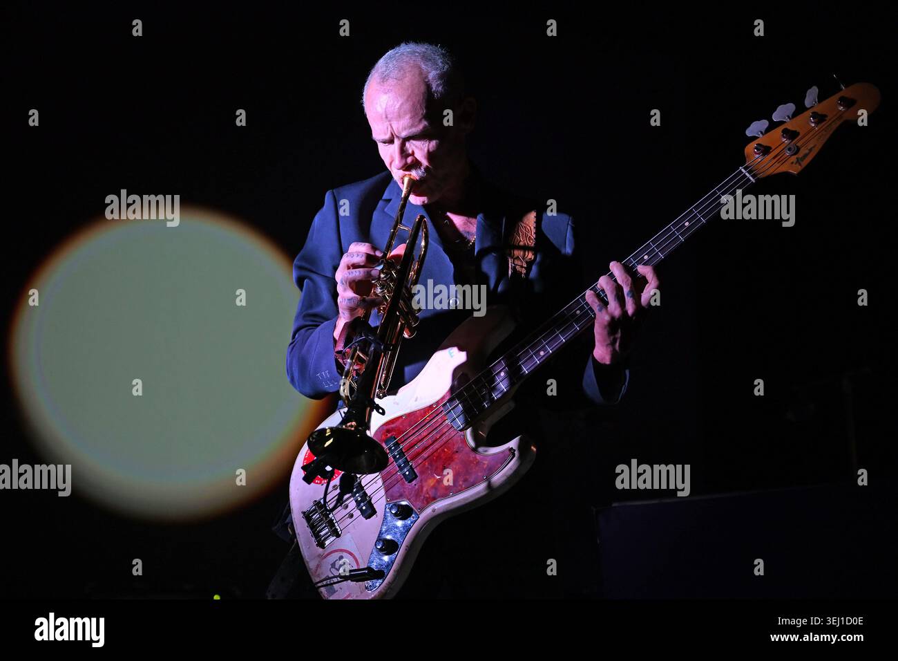 LONDON, ENGLAND - MAY 26: Flea of ‘Flea and the Honora Band’ performing ...
