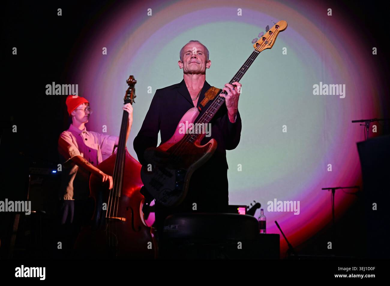 LONDON, ENGLAND - MAY 26: Flea of ‘Flea and the Honora Band’ performing ...