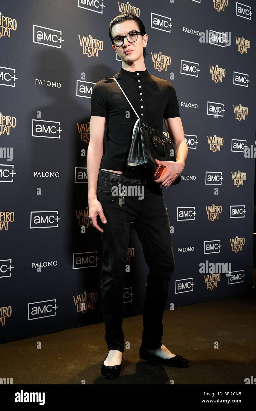 Filip Custic attends the The Vampire Lestat X Palomo presentation ...