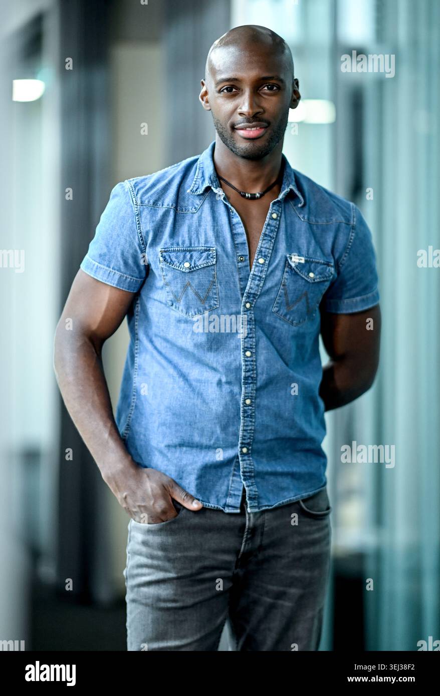 PRODUCTION - 27 May 2026, Berlin: Model Godfrey, participant in the ...