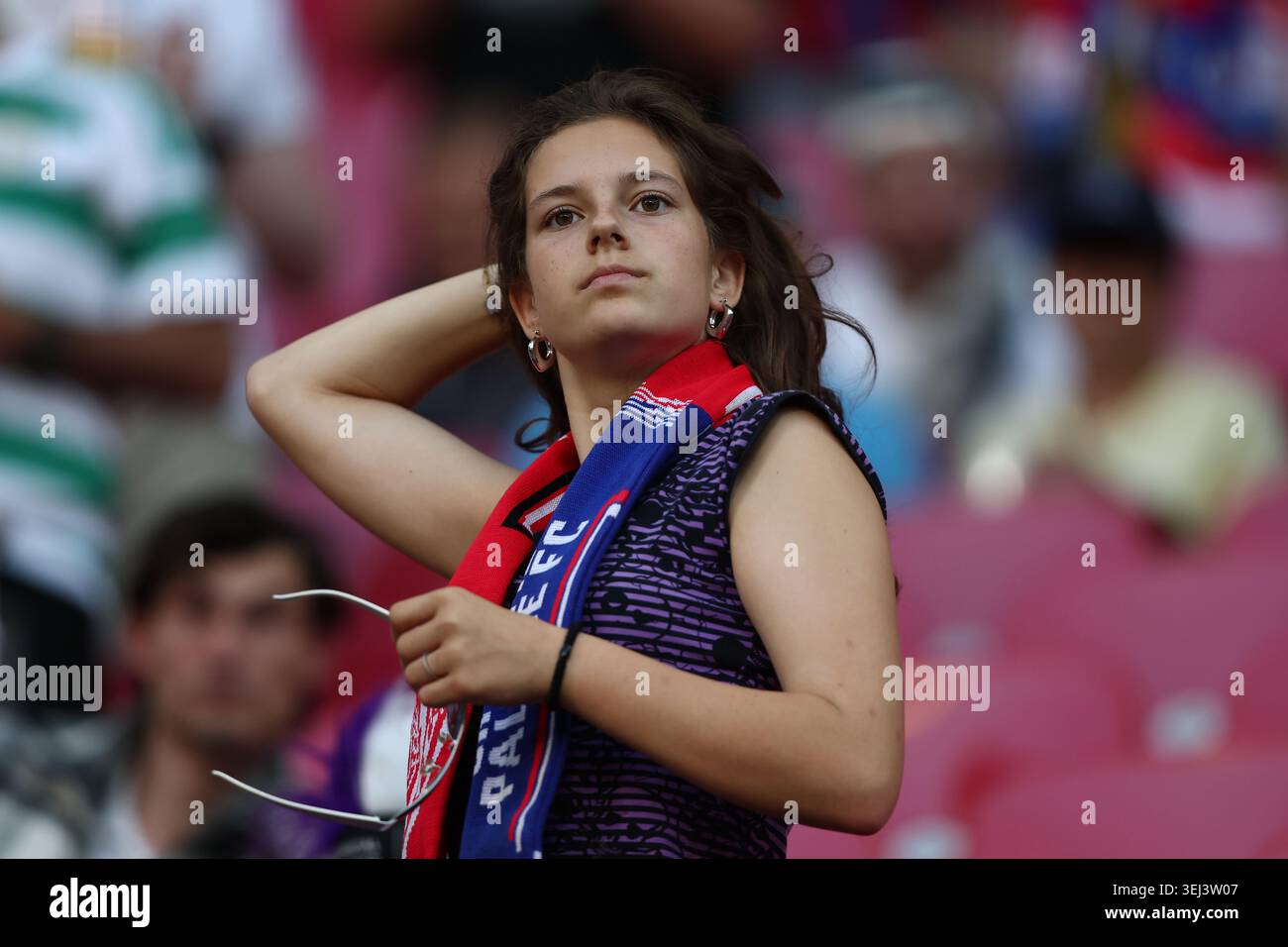 Palace fan during the Crystal Palace v Rayo Vallecano UEFA Conference ...