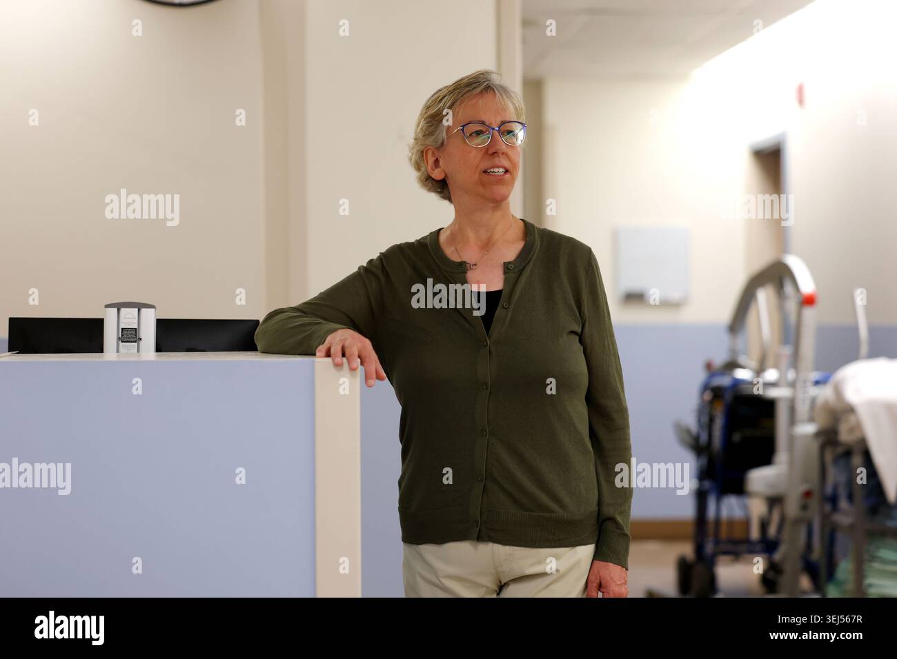 Mary-Ann Thurber poses for a photo at The Royal Alexandra Hospital in ...