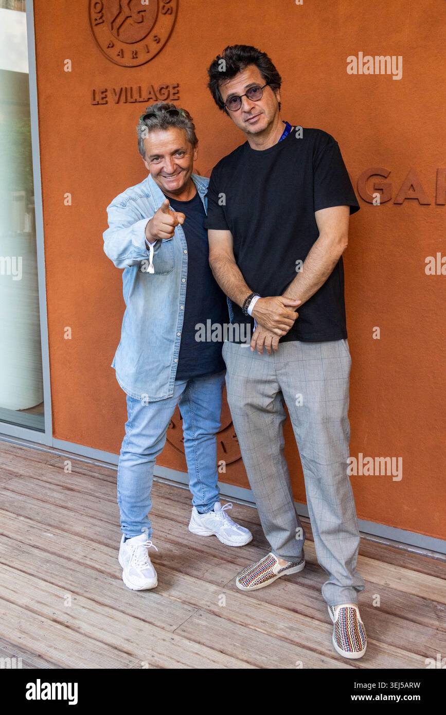 David and Jonathan attends the Village Night Session Day 4 during the ...
