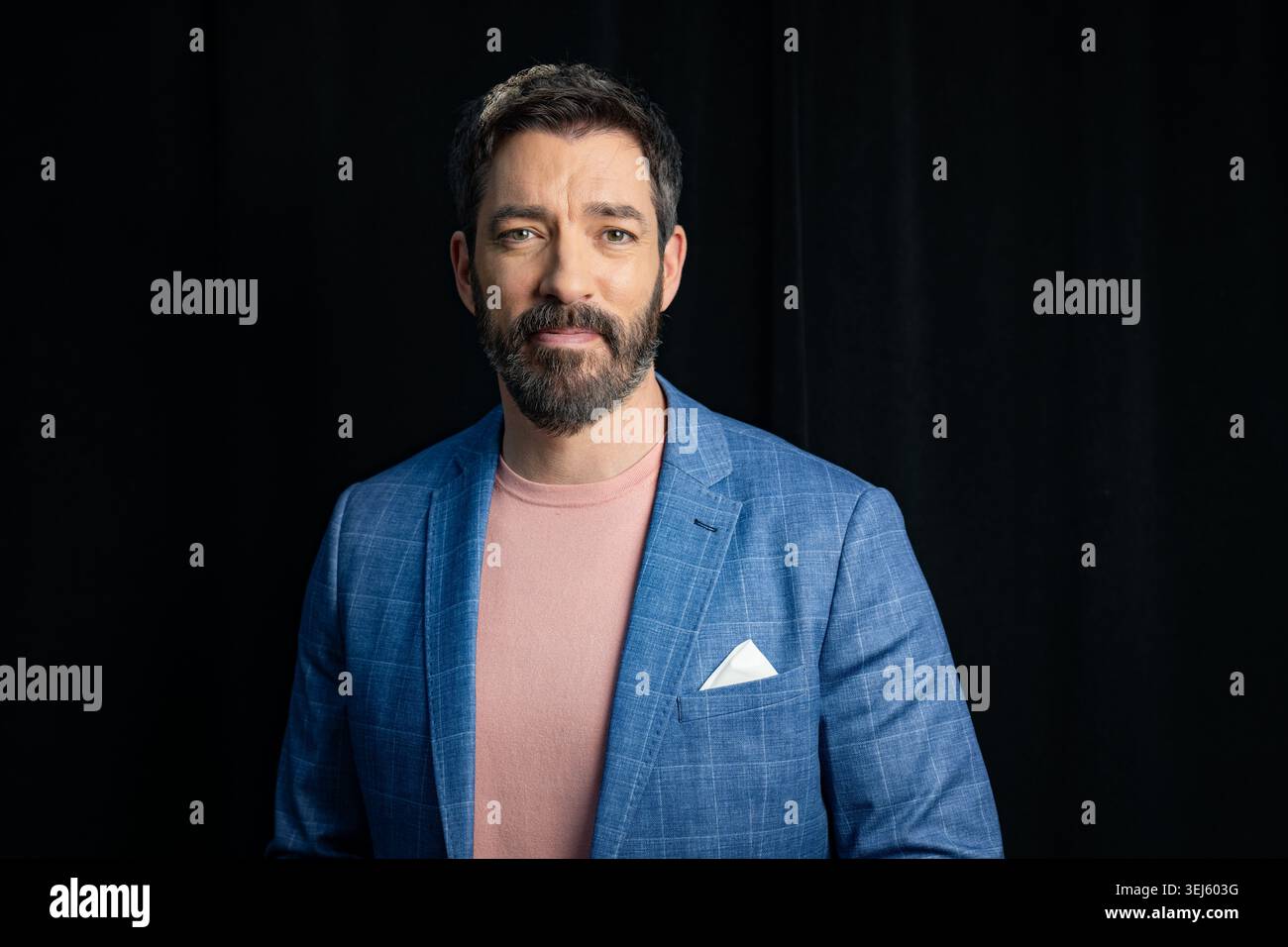Drew Scott poses for a photograph at the 2026 Prime Video Upfront, in ...