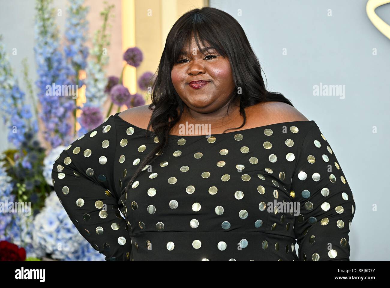 Gabourey Sidibe attends the Disney network upfront at North Javits ...