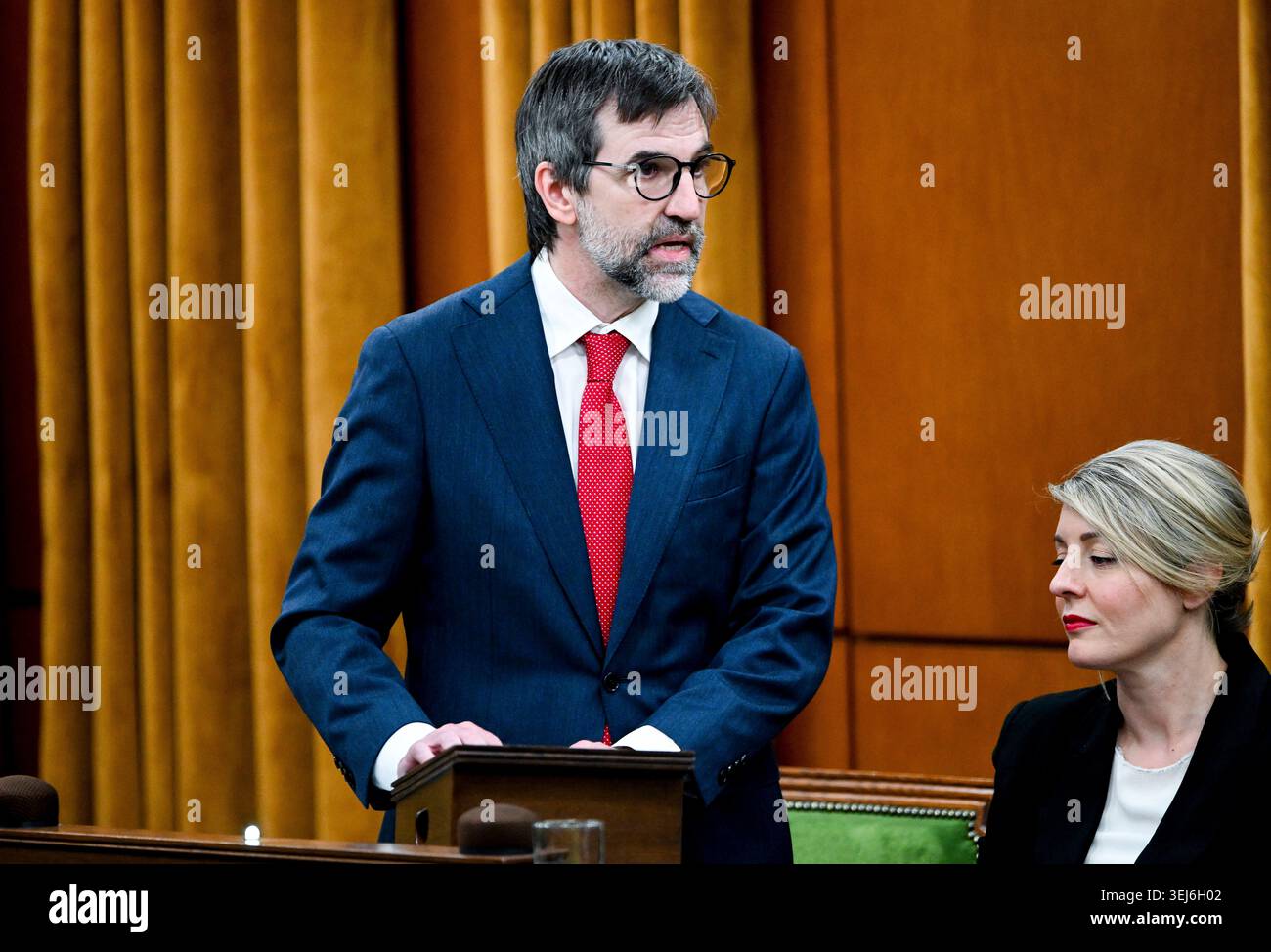 Liberal MP Steven Guilbeault rises in the House of Commons on ...